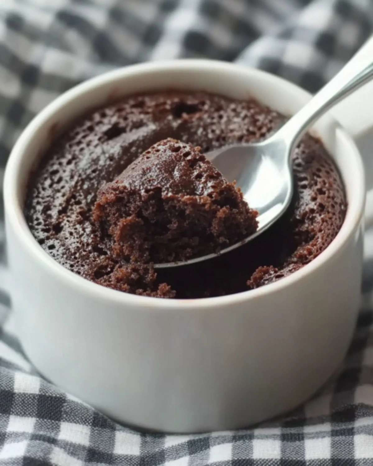 Easy Microwave Chocolate Mug Cake - virile recipes